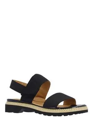 L'AMOUR DES PIEDS Delphina Ankle Strap Sandal - Black