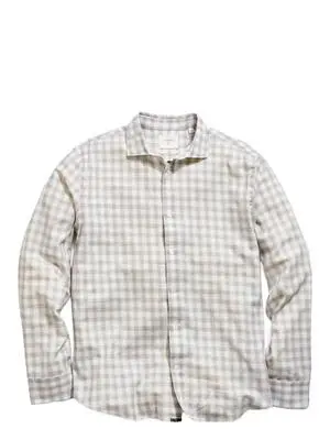Billy Reid Hutcheson Plaid Button-up Sport Shirt - Grey