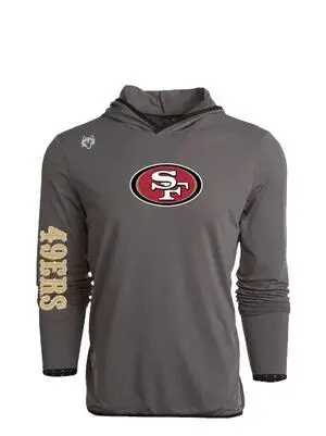 Greyson Clothiers San Francisco 49ers Long Sleeve Hoodie T-shirt - Gray