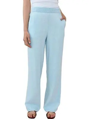 Bella Dahl Catalina Stitch Detail Pull-on Pants - Coastal Fade Wash
