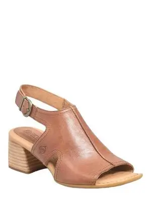 BØRN Swinton Leather Sandals - Brown Leather