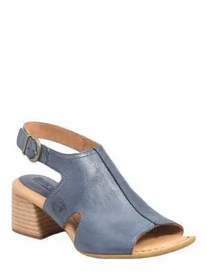 BØRN Swinton Leather Sandals - Navy Leather