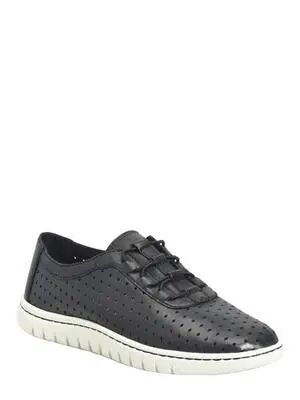 BØRN Amaya Leather Sneaker - Black Leather