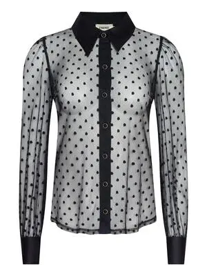 L'Agence Sophie Long-sleeved Blouse - Black