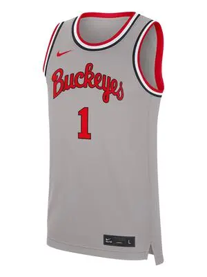 Nike Ohio State Replica College Basketball Jersey - Grey
