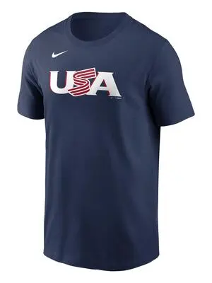 Nike Aaron Judge Usa Baseball 2026 World Baseball Classic T-shirt - Blue