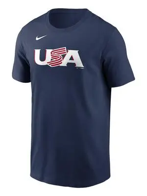 Nike Bryce Harper Usa Baseball 2026 World Baseball Classic T-shirt - Blue
