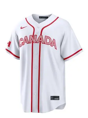 Nike Josh Naylor Canada National Baseball Team 2026 World Baseball Classic Stadium Jersey - White