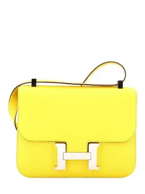 HERMES 24 Constance Nm Bag Epsom - Yellow