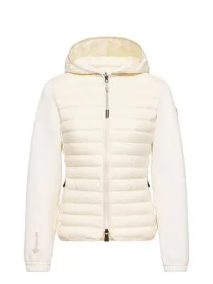 Moncler Padded Zip-up Hoodie - White