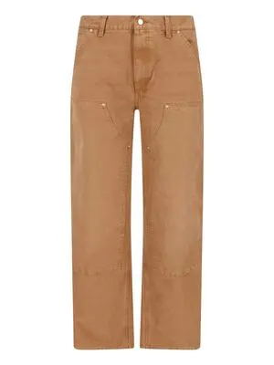 Carhartt Work In Progress Double Knee Cargo Jeans - Brown