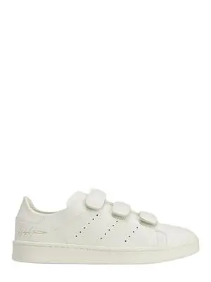 Adidas Y-3 Stan Smith Hook-and-loop Sneakers - Off White / Off White / Off White