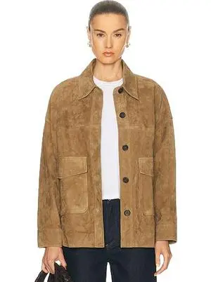 ARMA ARMA Kaylee Suede Jacket Olive