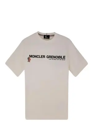 Moncler Cotton Blend Tshirt - White