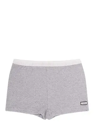 ENTIRE STUDIOS Cotton Blend Shorts - Grey