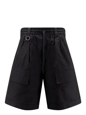 ADIDAS Y-3 Cotton-blend Cargo Bermuda Shorts - Black