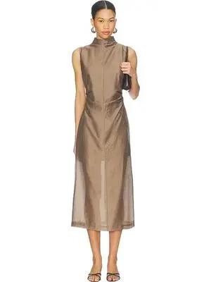 L'academie Harmi Midi Dress - Brown