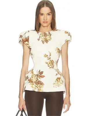 Magda Butrym Blouse - Cream Print