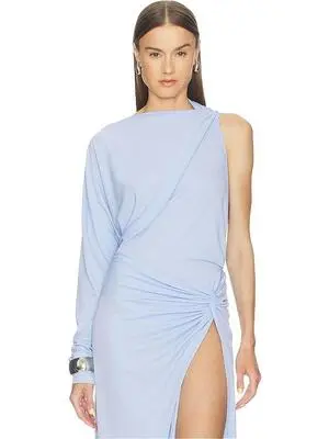 Andamane Serena One Shoulder Bodysuit - Cielo