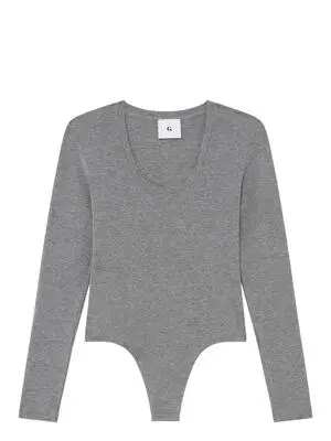 GWYN Layering Bodysuit - Medium Grey