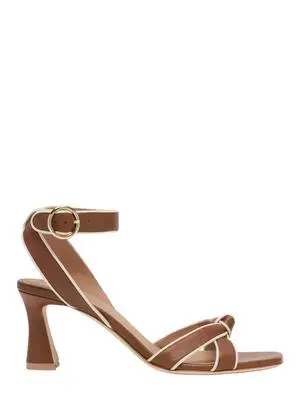 MALONE SOULIERS Rudi Knot Leather Sandals - Brown