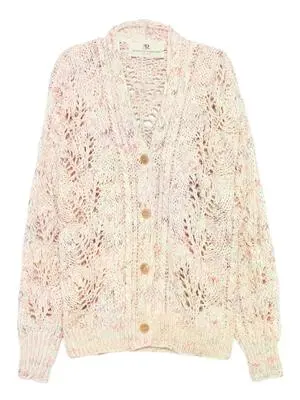 Ermanno Scervino Buttoned Openwork Cardigan - Neutrals