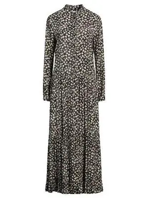 ALESSIA SANTI Polka Dot Maxi Shirt Dress - Grey