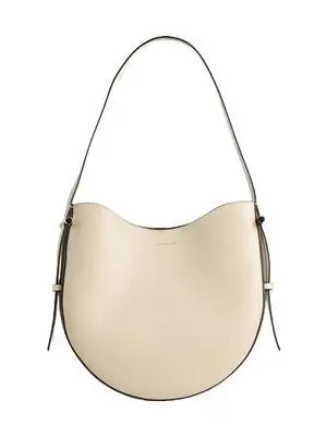 Victoria Beckham Calfskin Shoulder Bag - Beige