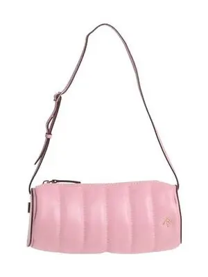 Manu Atelier Leather Bowler Shoulder Bag - Pink