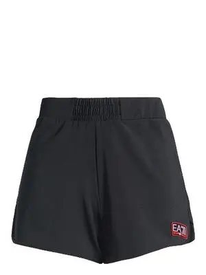 EA7 Athletic Jersey Shorts - Black