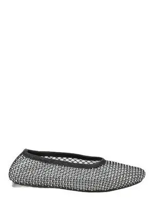 ALOHAS Perforated Ballet Flats - Black