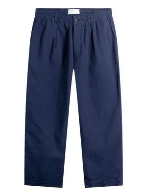 Universal Works Derby Stripe Oxford Pant - Navy