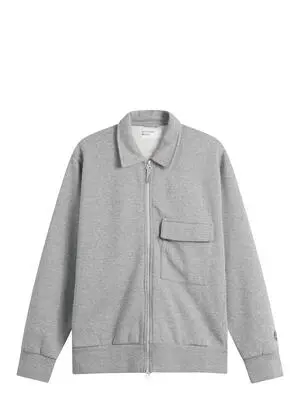 Universal Works Tyler Zip Sweat Jacket Grey Marl