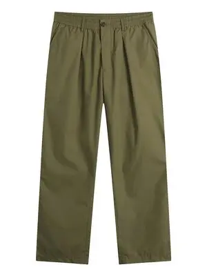 Universal Works Recycled Poly Tech Pleated Track Pant - Olive