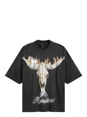 REPRESENT British Cowboys T-shirt - Stained Black
