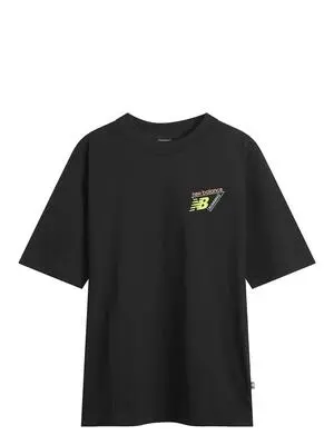NEW BALANCE Classic Tri-logo Heat Map T-shirt - Black