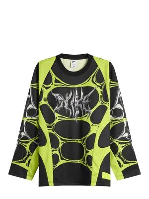 Nike Project F.r.o.g. Jelly Cage Jersey Top - Black/cream/volt Ice