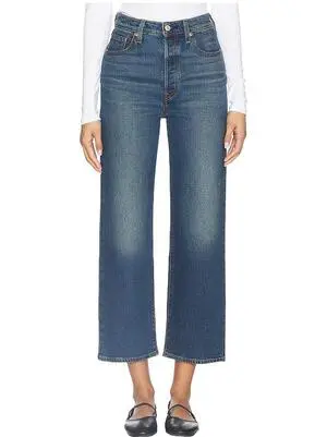 LEVI'S Ribcage Straight Ankle Jeans - Blue