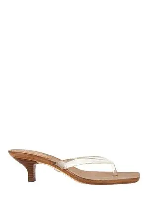 Veronica Beard Clear 45 Jelly Sandal - Tan