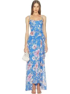 Yumi Kim Nadine Floral Maxi Dress - Blue