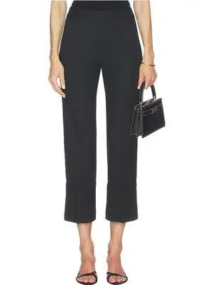Smythe Cuffed Flood Pant - Black