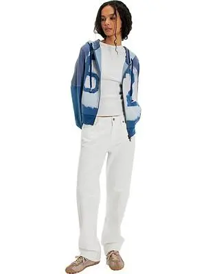 RE/DONE The Sanasa Straight-leg Jeans - Blanco