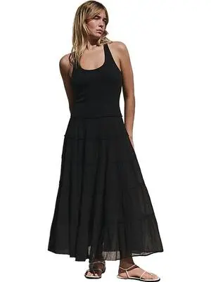 Free People Set Sail Maxi Dress - Black