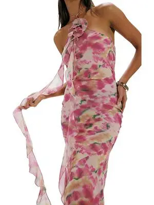 DŽO Diana Maxi Dress - Multi Sunset