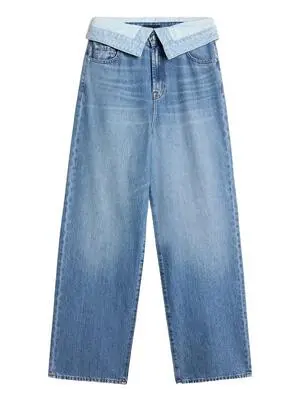 7 For All Mankind Slouchy Wide-leg Jeans - Denim