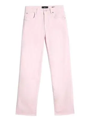 7 For All Mankind Calie Straight Ankle Jean - Pink