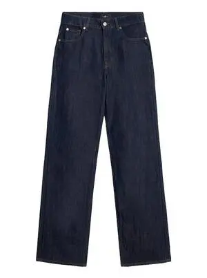 7 For All Mankind Stovepipe Straight Jeans - Pink