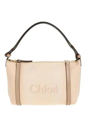 Chloé Canvas Shoulder Bag - Blushy Beige
