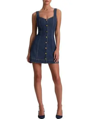 ALICE + OLIVIA Bea Denim Mini Dress