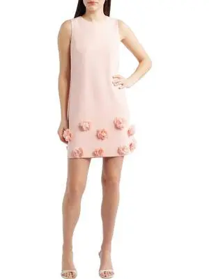 Anne Klein Rosette Shift Dress - Blossom